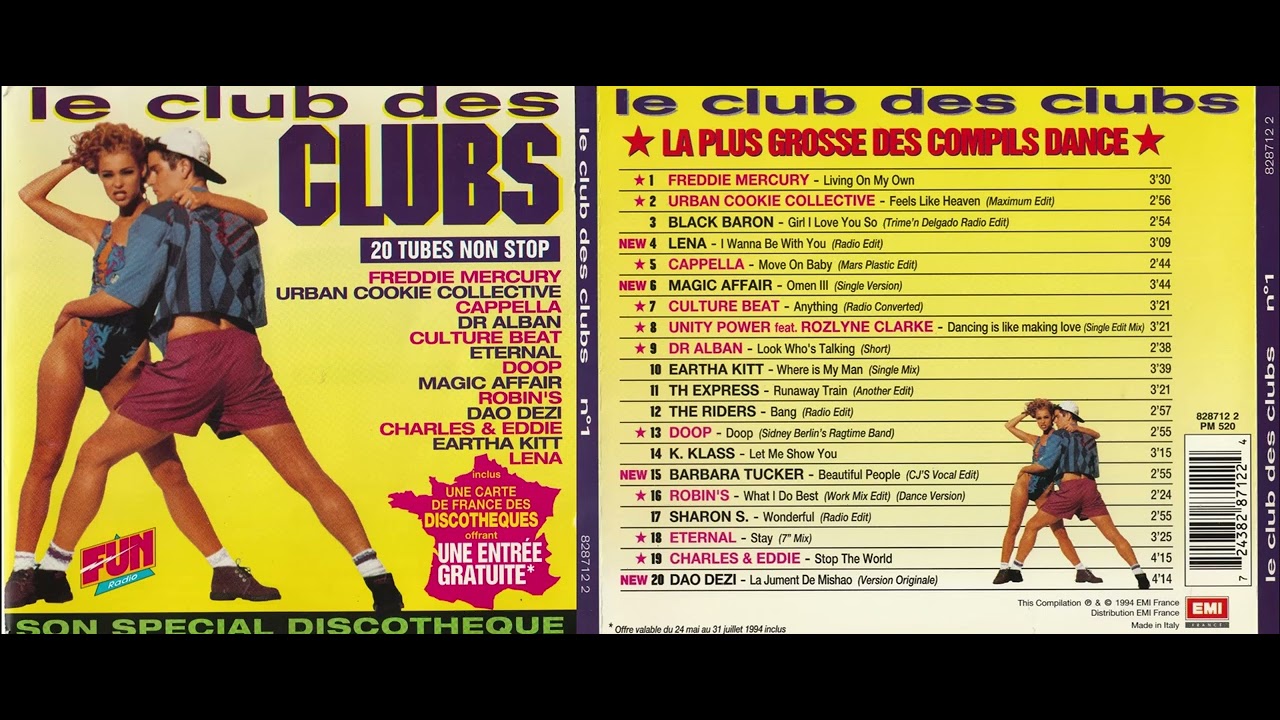 Le Club Des Clubs n°1 💿 Sortie en 1994 💿 - YouTube