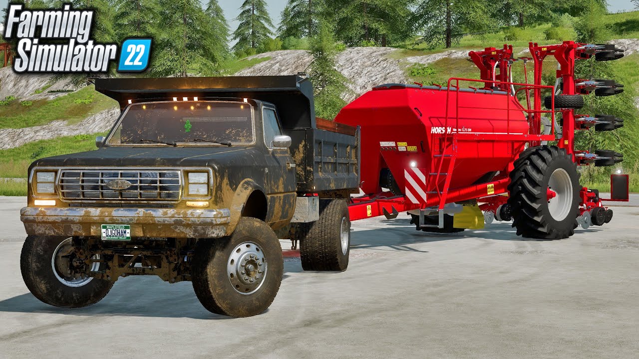 Using a Truck as a Tractor! | Farming Simulator 22 - YouTube