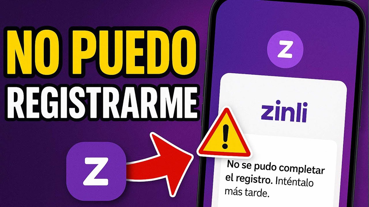 ZINLI NO ME DEJA REGISTRARME - YouTube