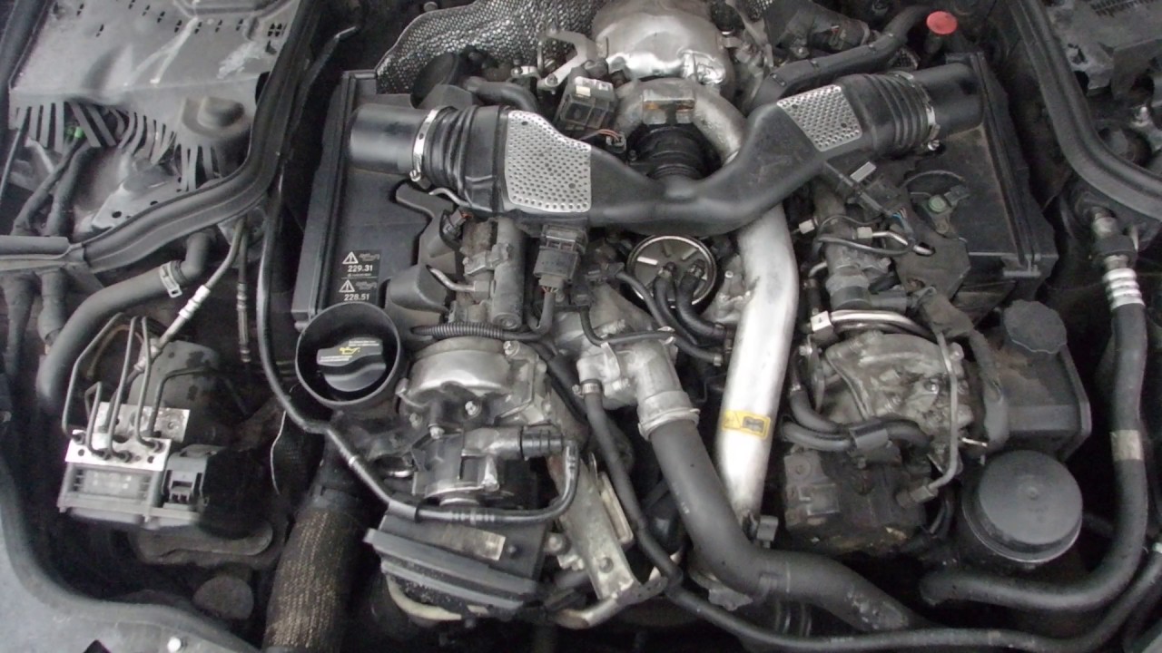 Двигатель Mercedes Benz для W211 E-Klasse 2002-2009 - YouTube