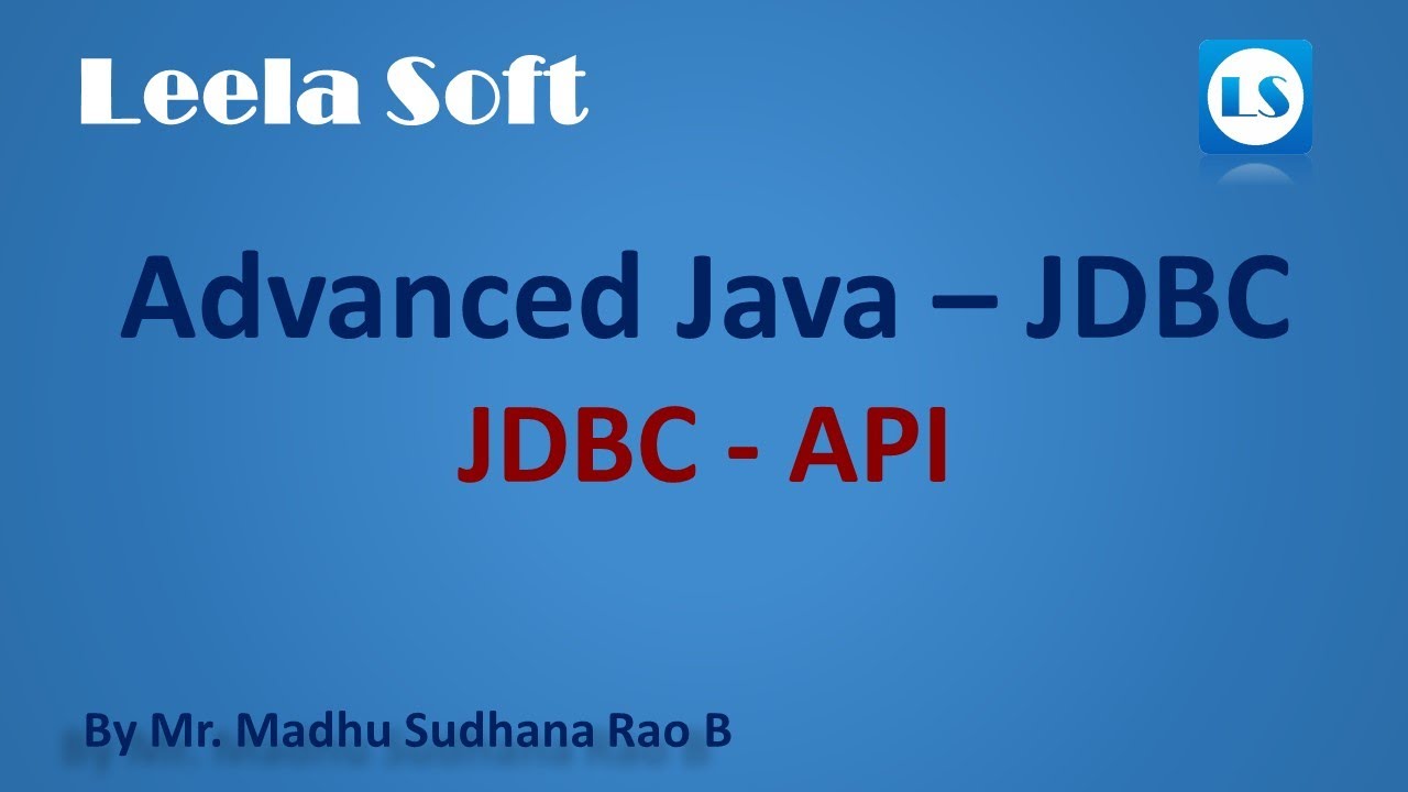 What Is Jdbc Api Jdbc Packages What Is Meant By Jdbc Api By Madhu Sir Jdbc Api