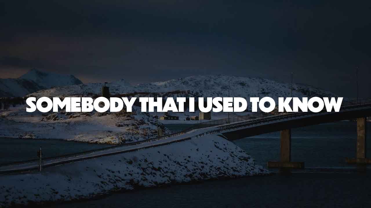 Gotye - Somebody That I Used To Know (Lyrics) - YouTube