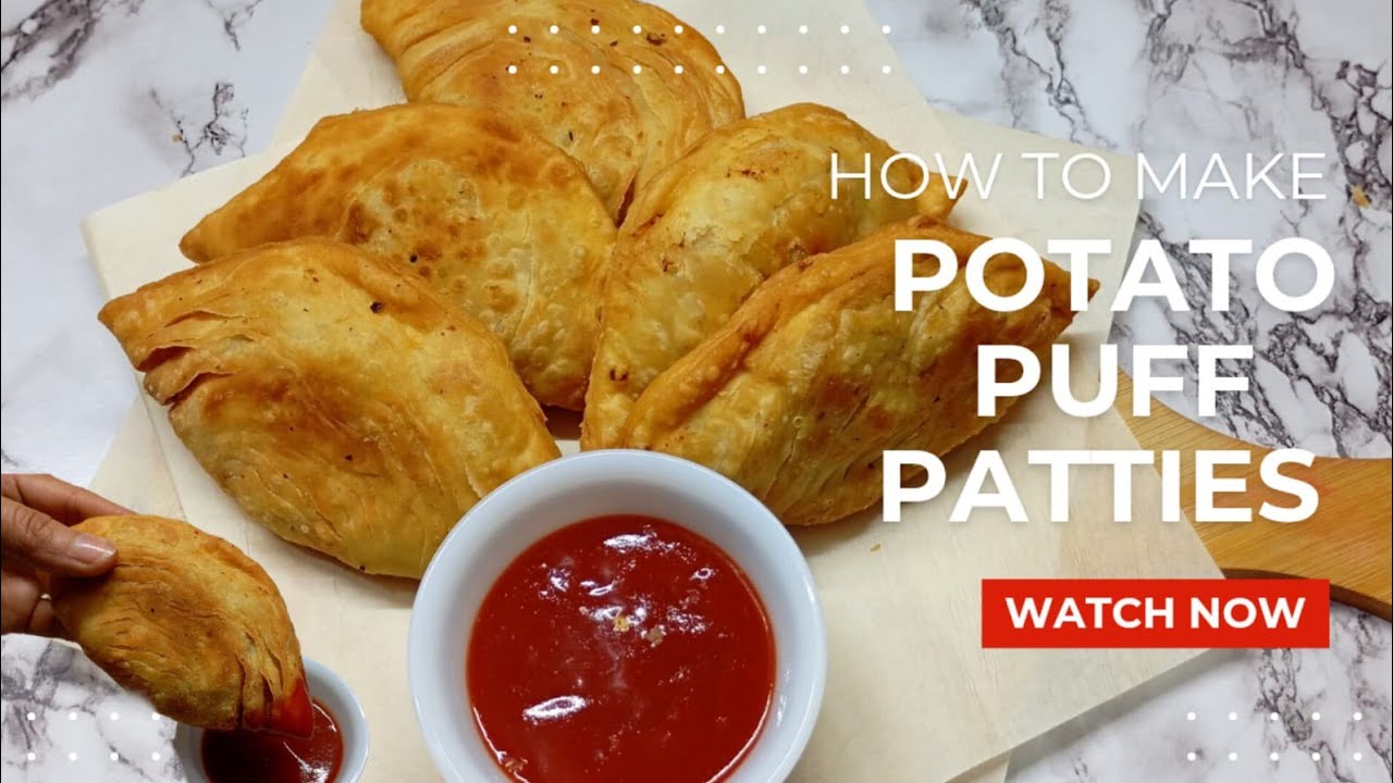 Potato Puff Patties | Aloo Puff Patties Recipe by Homestyle cooking ...