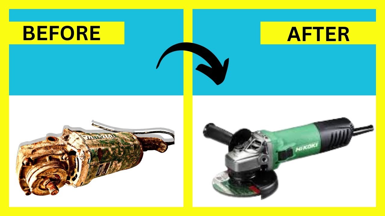 Restoration Angle Grinder | Restore Old Rusty Big Angle Grinder Before ...