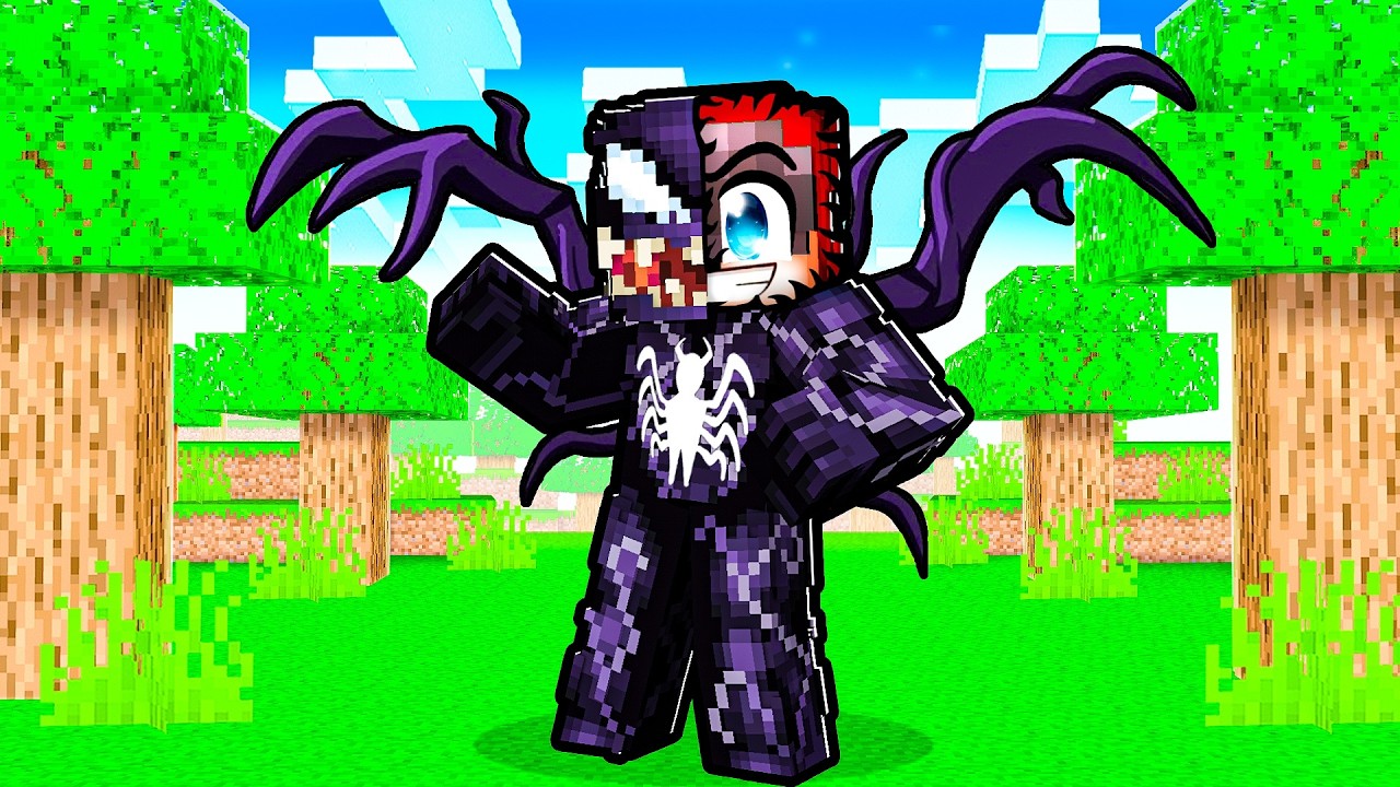 Playing as VENOM in Minecraft! - YouTube
