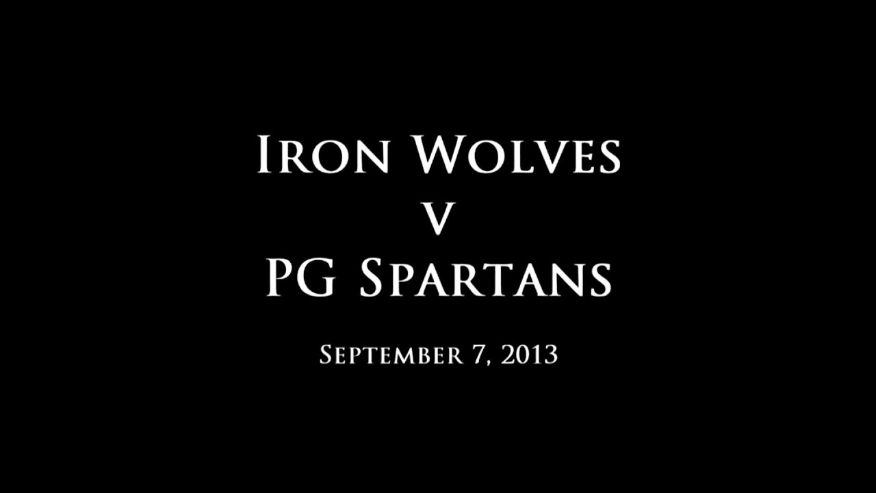2013-09-07 Spartans vs Iron Wolves - YouTube
