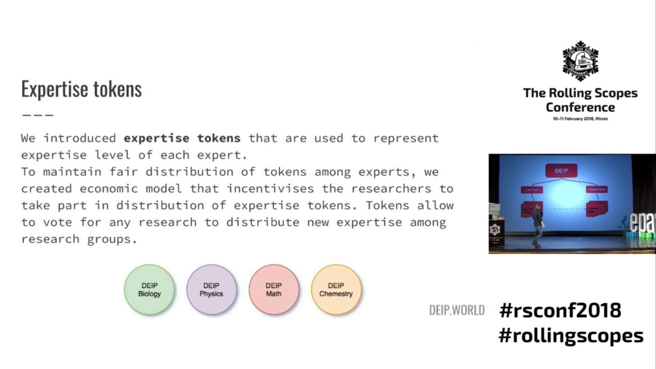 RSconf2018. Front-end для блокчейн проекта децентрализованной исследовательской платформы - YouTube