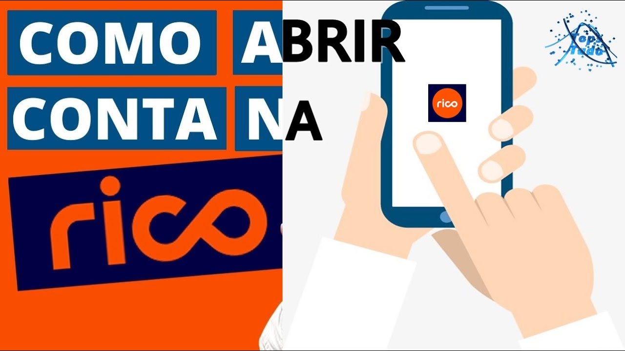 Como Abrir Conta na Corretora Rico Passo a Passo - YouTube