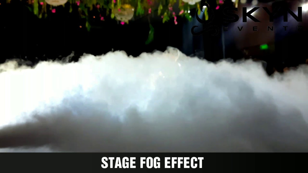 Stage fog effect - YouTube