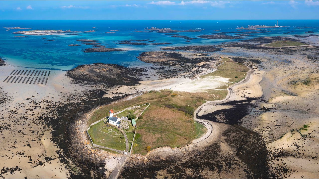 Panorama sur l'île Wrac'h - YouTube