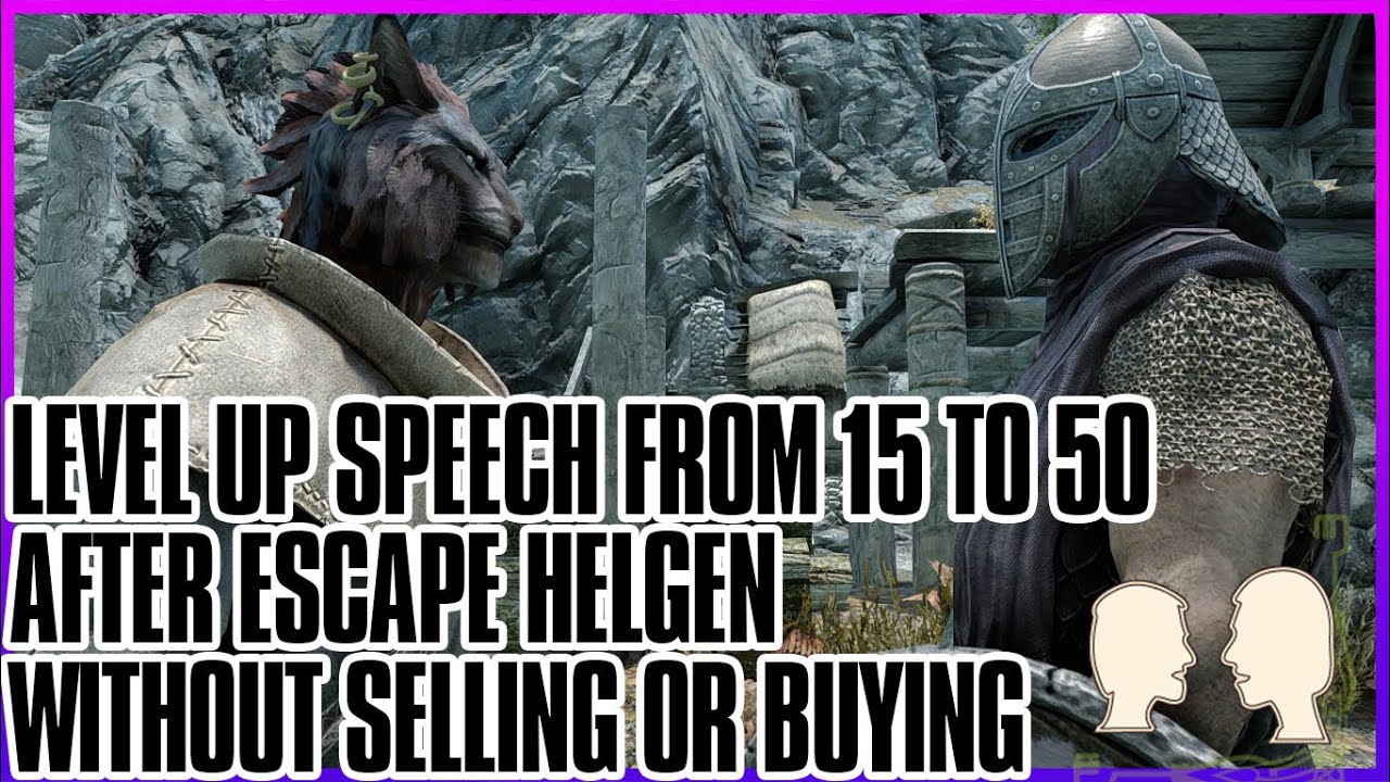 Level up speech by actualy speaking to get merchant perk Skyrim ...