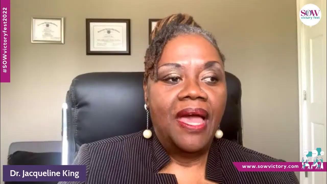 Walking in your Purpose with Dr. Jacqueline King - YouTube