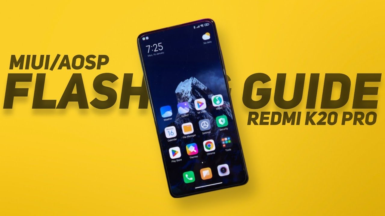 Updated MIUI/AOSP ROMS Flashing Guide For Redmi K20 Pro 🤩 - YouTube