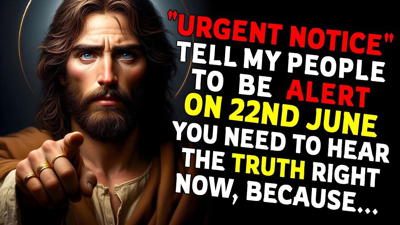 🛑 GOD SAYS "TELL MY PEOPLE TO BE ALERT BECASUE..." | God Message For ...