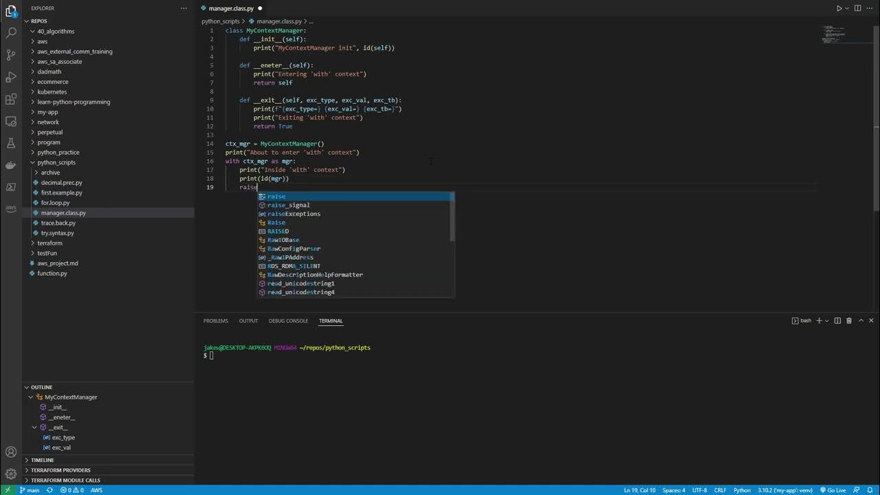 7.8 - Learn Python: Class-Based Context Managers - YouTube
