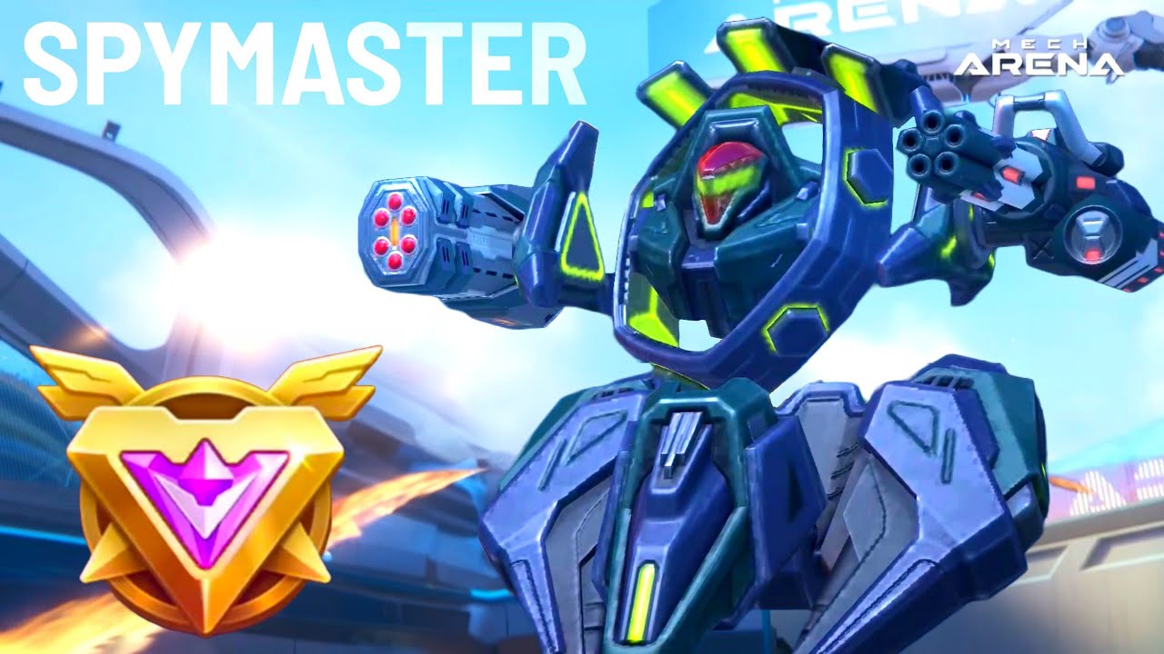 SPYMASTER - Seeker with Minigun, Missile Rack, Cryo Launcher - Mech ...