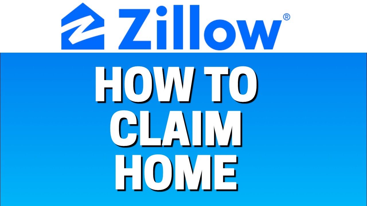 How To Claim a Home In Zillow - YouTube