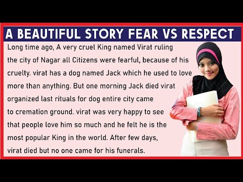 A beautiful story fear vs respect | English To Somali | Story:3 - YouTube