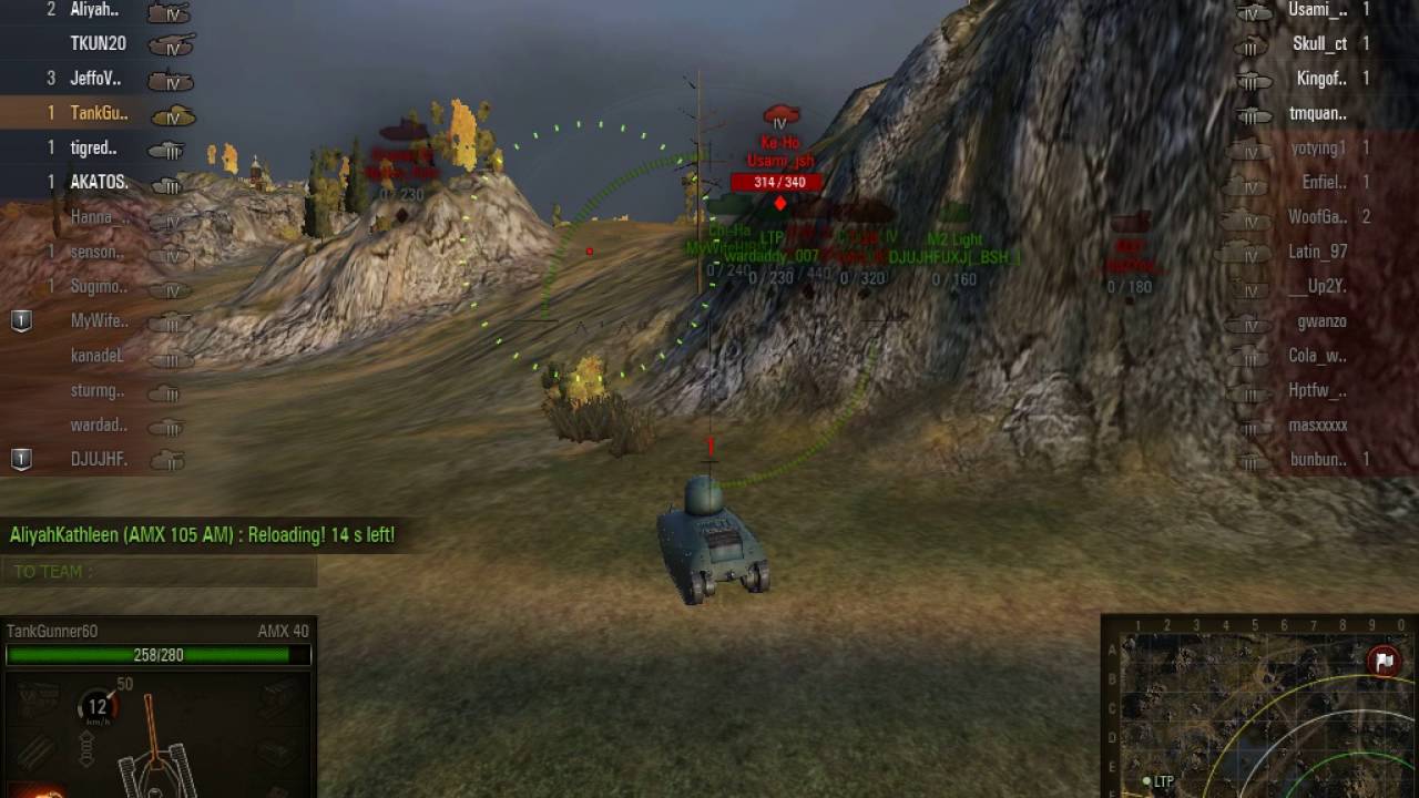[World of Tanks] AMX 40 Duck Tank Gameplay - YouTube