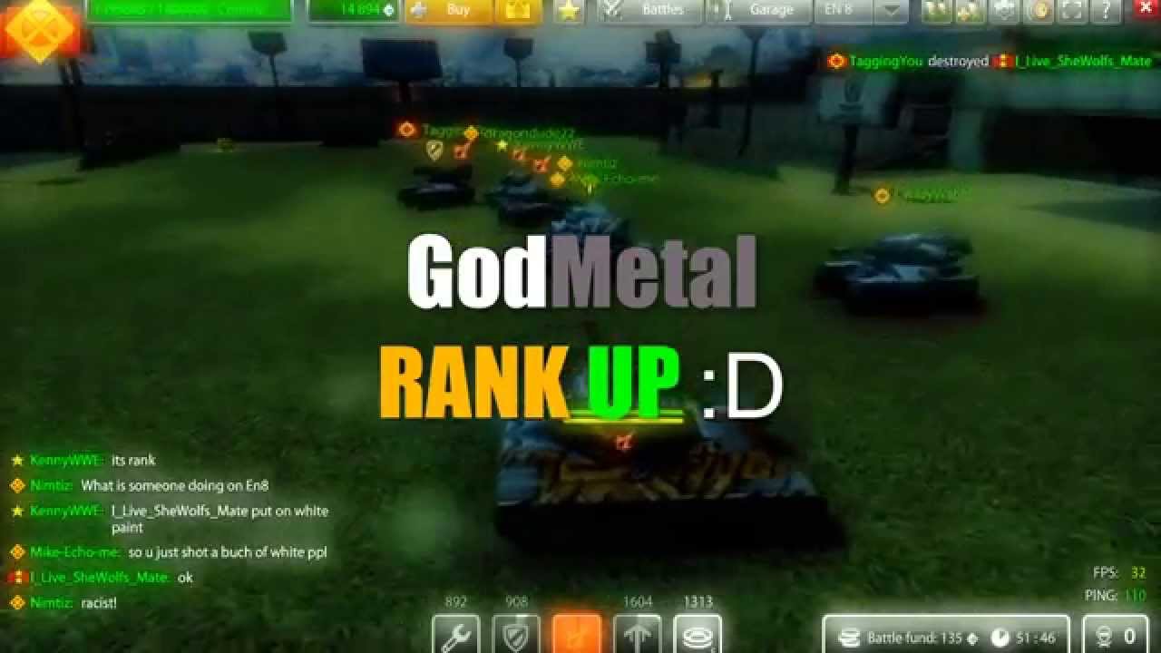 GodMetal Rankup - Generalissimo - Tanki Online - YouTube