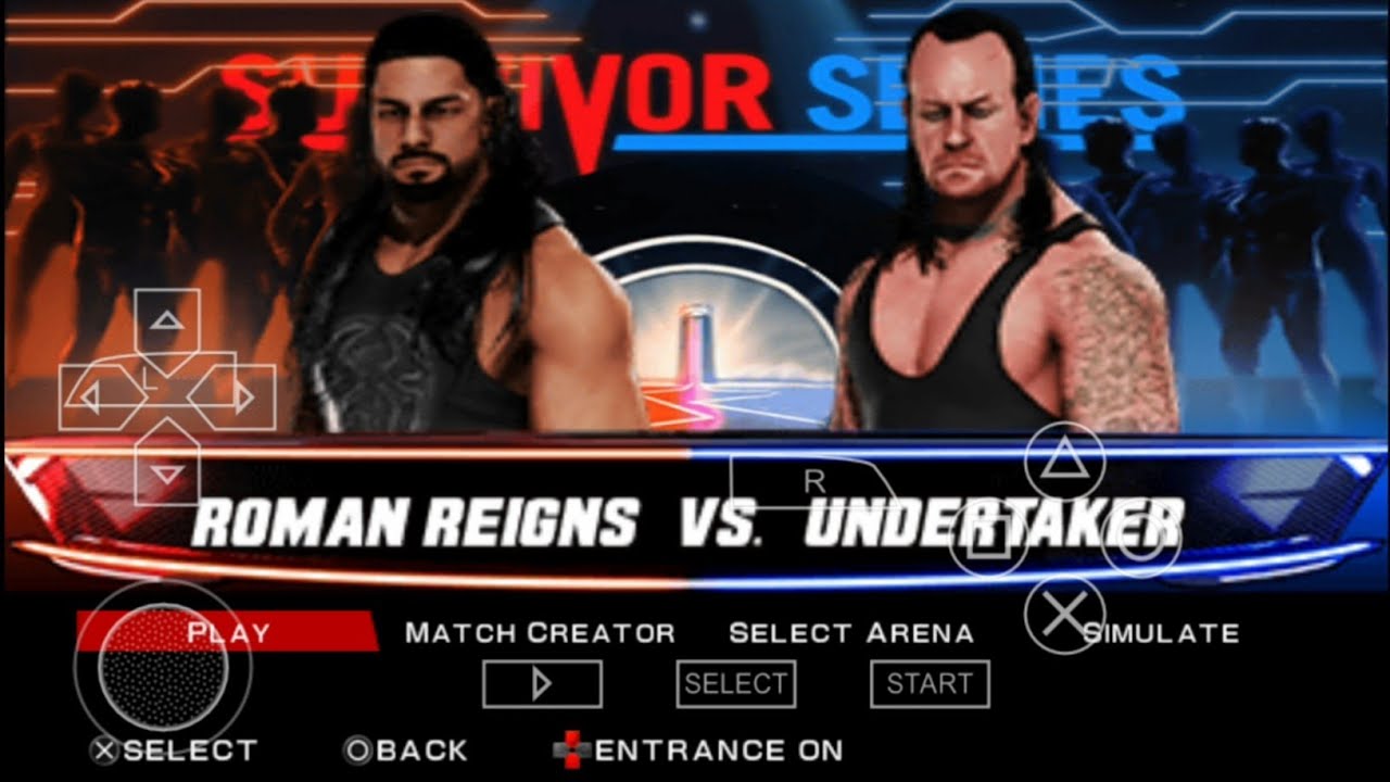 WWE 2k20 Roman Reigns Vs The Undertaker PPSSPP Gameplay | - YouTube