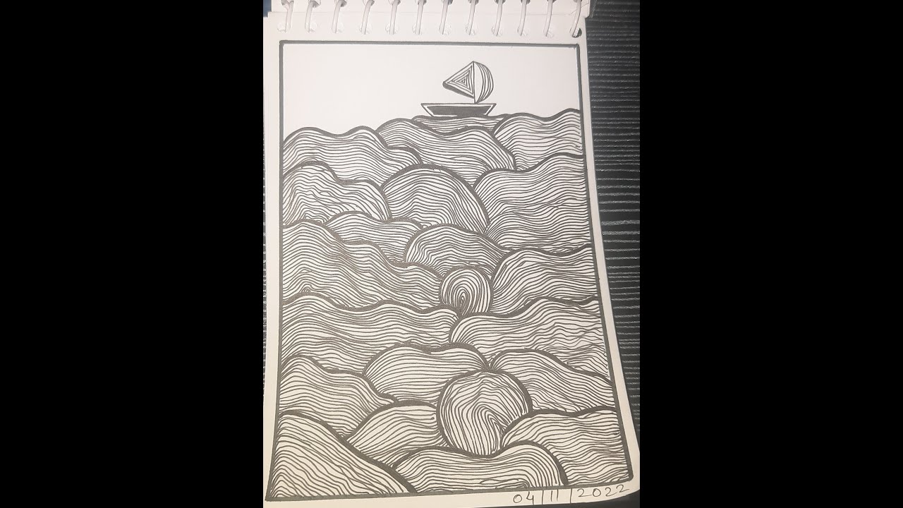 Zentangle Art | Zen - Water Line Art| Zentangle Pattern | Beginner ...