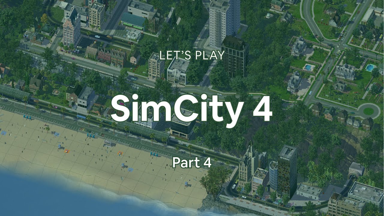 Pt. 4 | Let's Play SimCity 4 - Land Reclamation (No Commentary) - YouTube