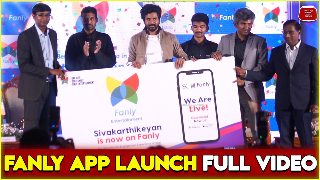 Fanly App Launch Full Video | Sivakarthikeyan | Gukesh Dommaraju ...