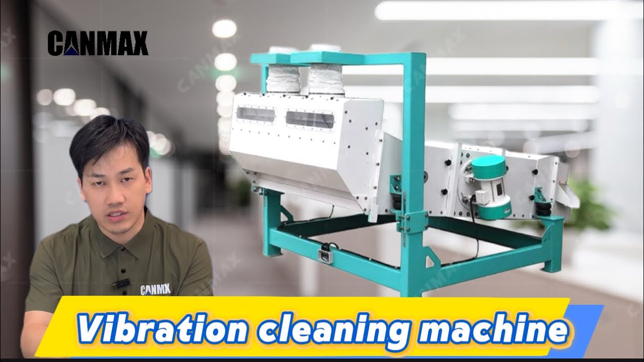 Vibration cleaning machine in Oil Pressing Pretreatment: Separating ...