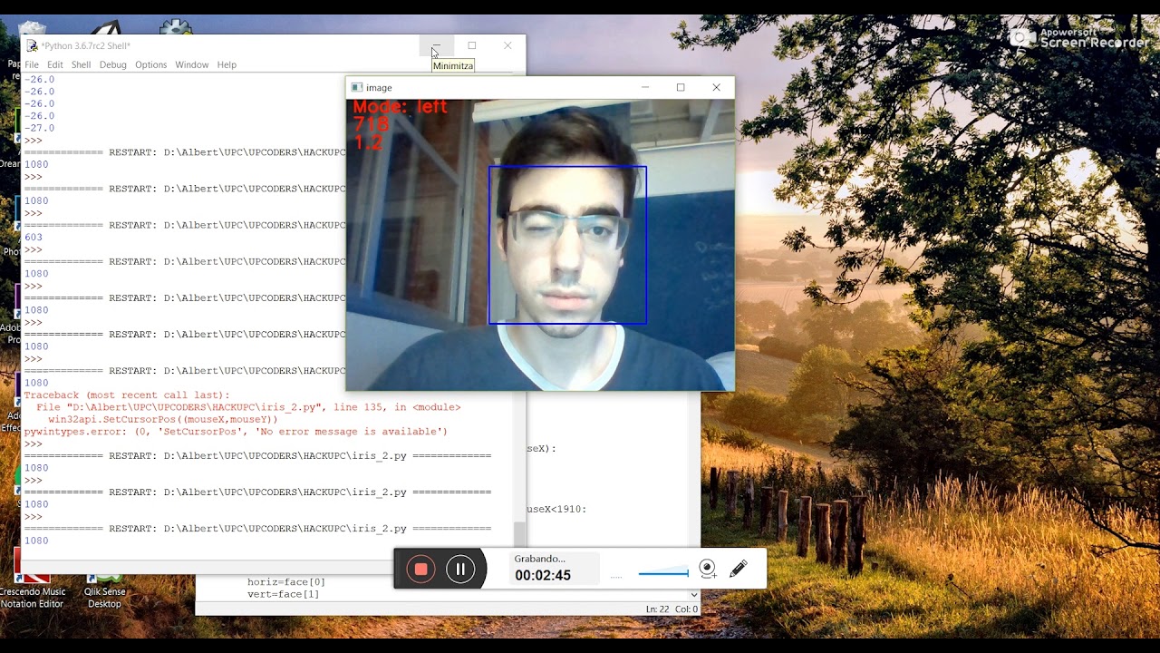 Iris Assistant - Control mouse with your iris - YouTube
