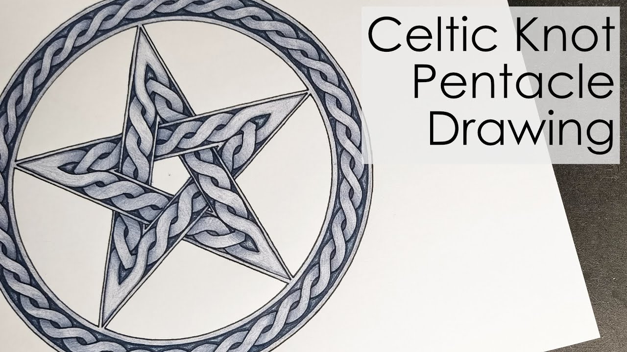 Stunning Celtic Knot Pentacle Drawing! - YouTube