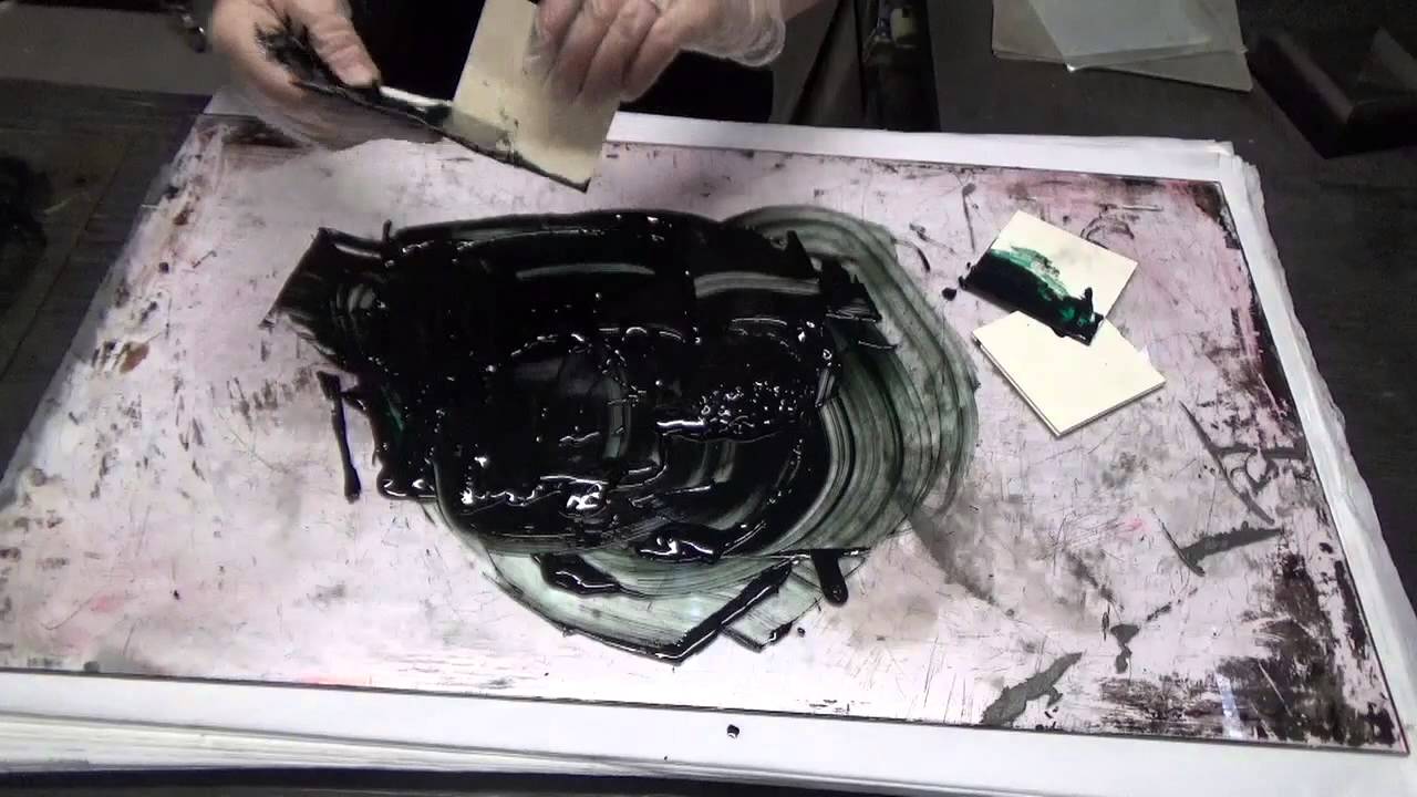 How to print an Intaglio Plate - Ironbridge Etching - YouTube