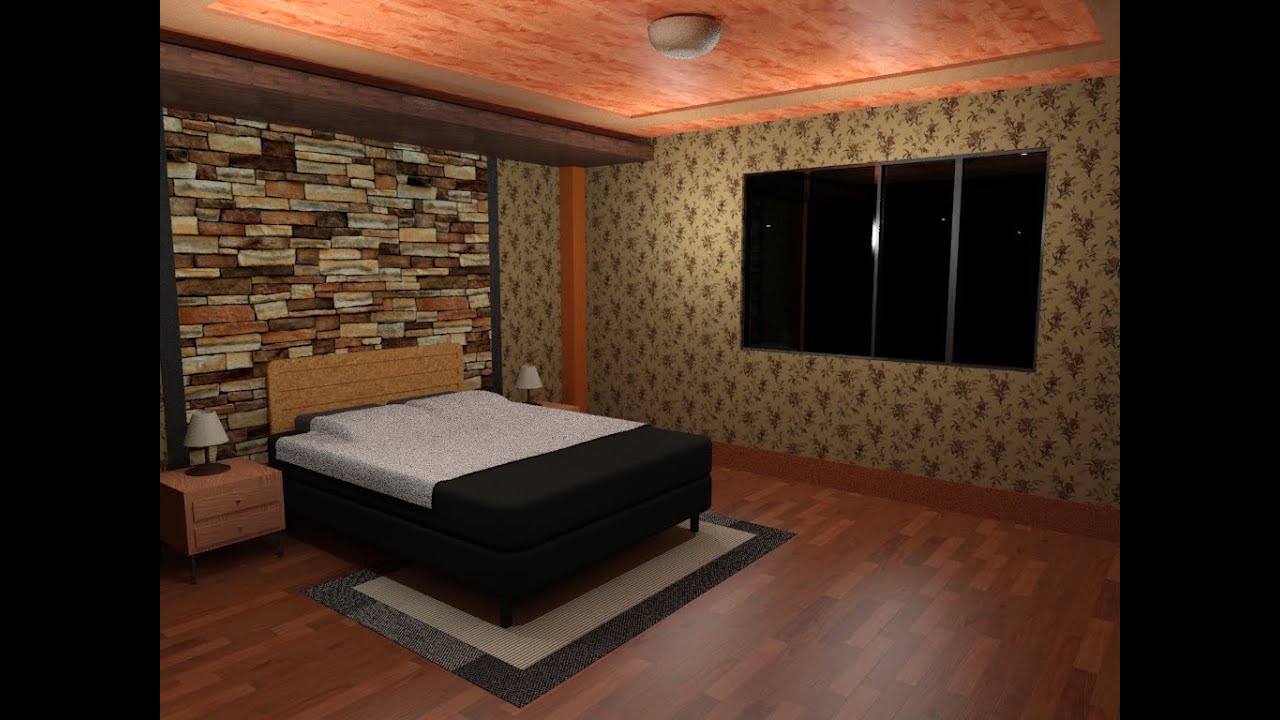 CREATING A 3D BEDROOM IN AUTOCAD 2021 - YouTube