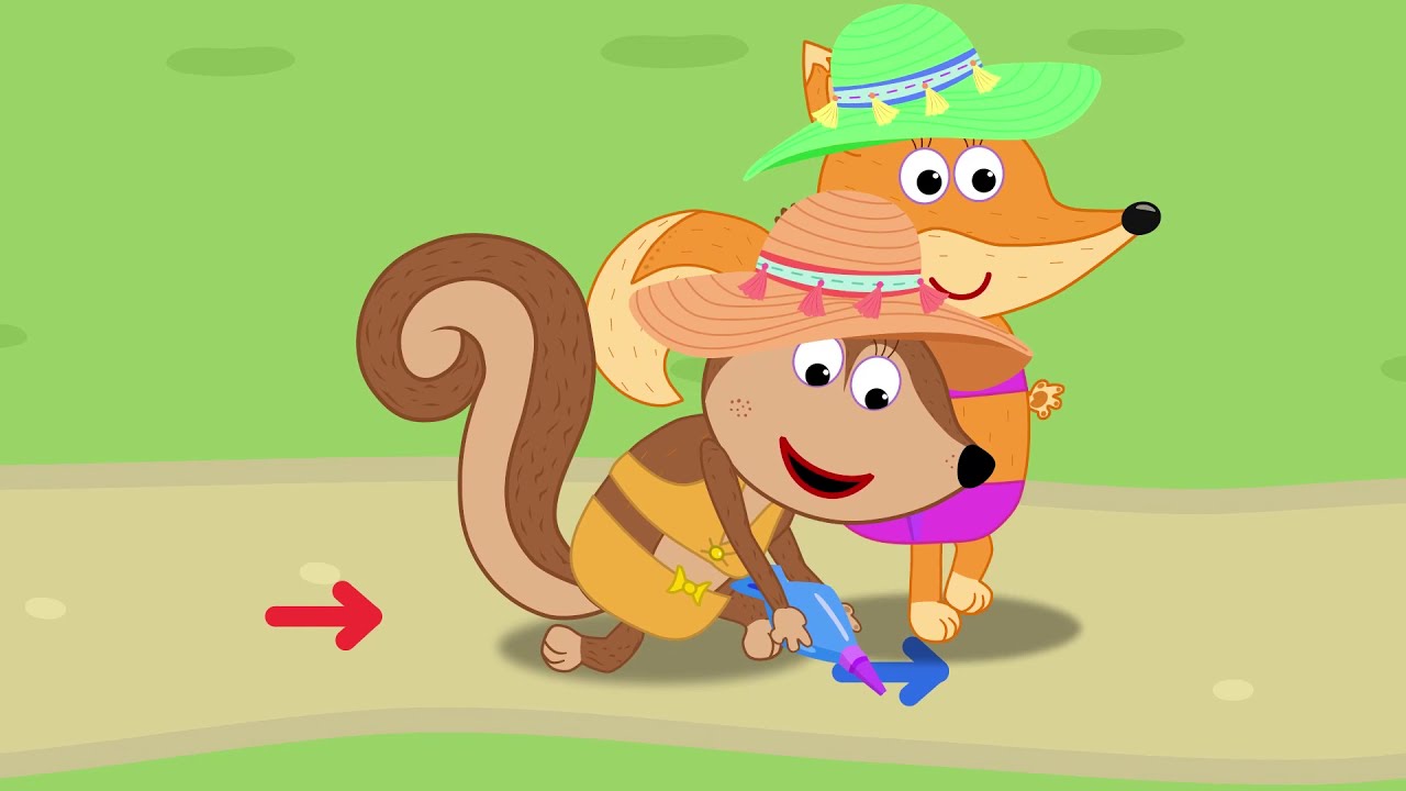 The Fox Family and Friends | Outdoor Adventure | Cartoon for kids new ...