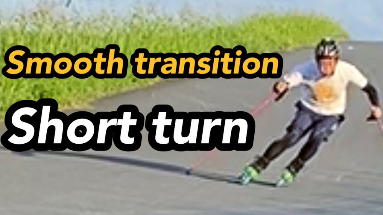 #142 Carving short turn exercise / Smooth transition / Skate to ski ...