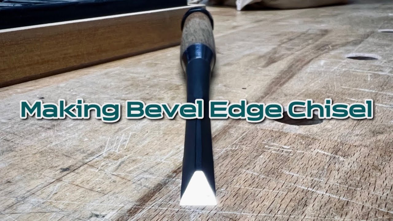 가구공방 욷은 - 주먹장끌 만들기 | Making a Bevel Edge Chisel - YouTube