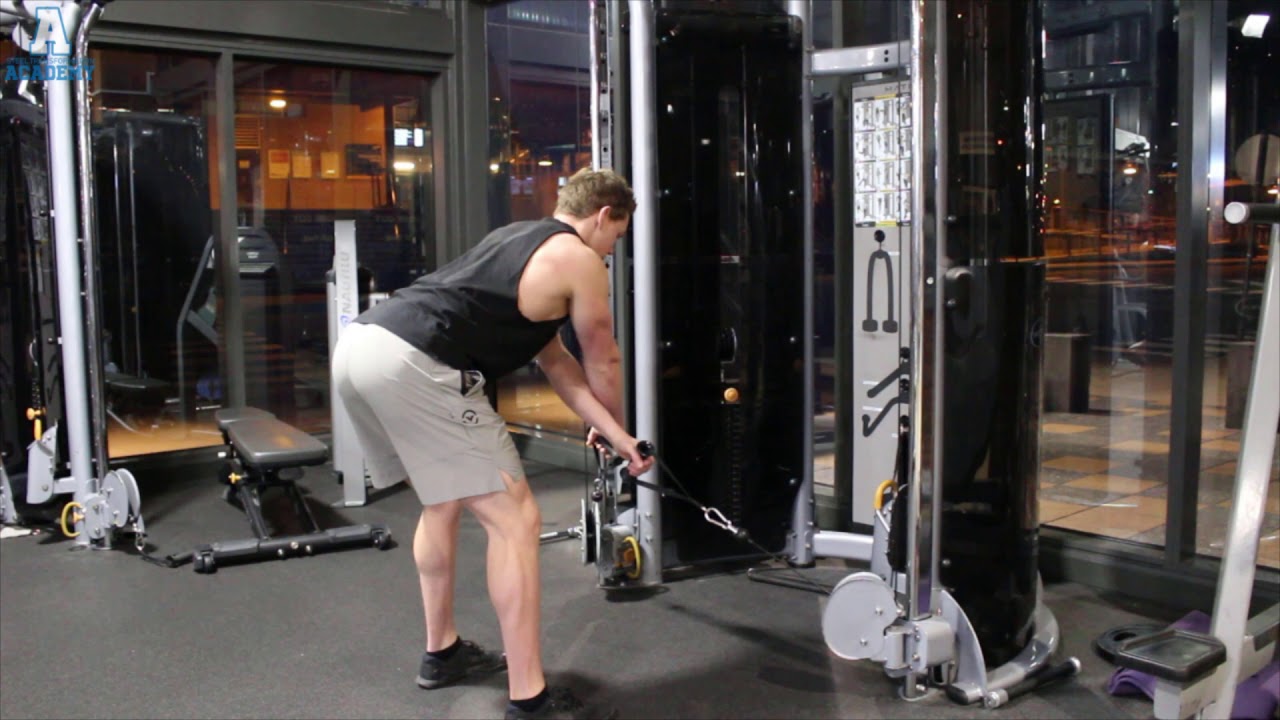 Cable Bent Over Row - YouTube