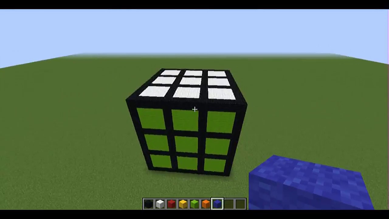 Aplicando Abolladura único cubo de rubik de minecraft Moler Se infla ...
