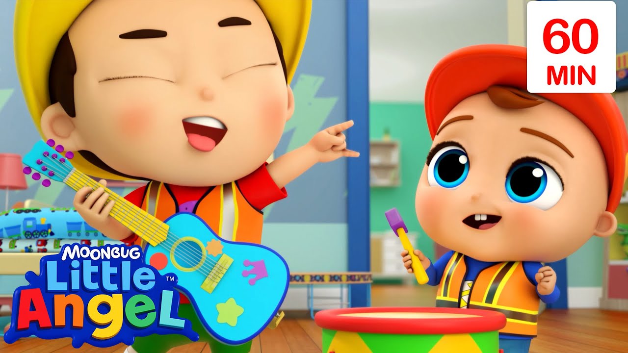 Baby John's Playdate with Jacob! | Little Angel Nursery Rhymes & Kids ...
