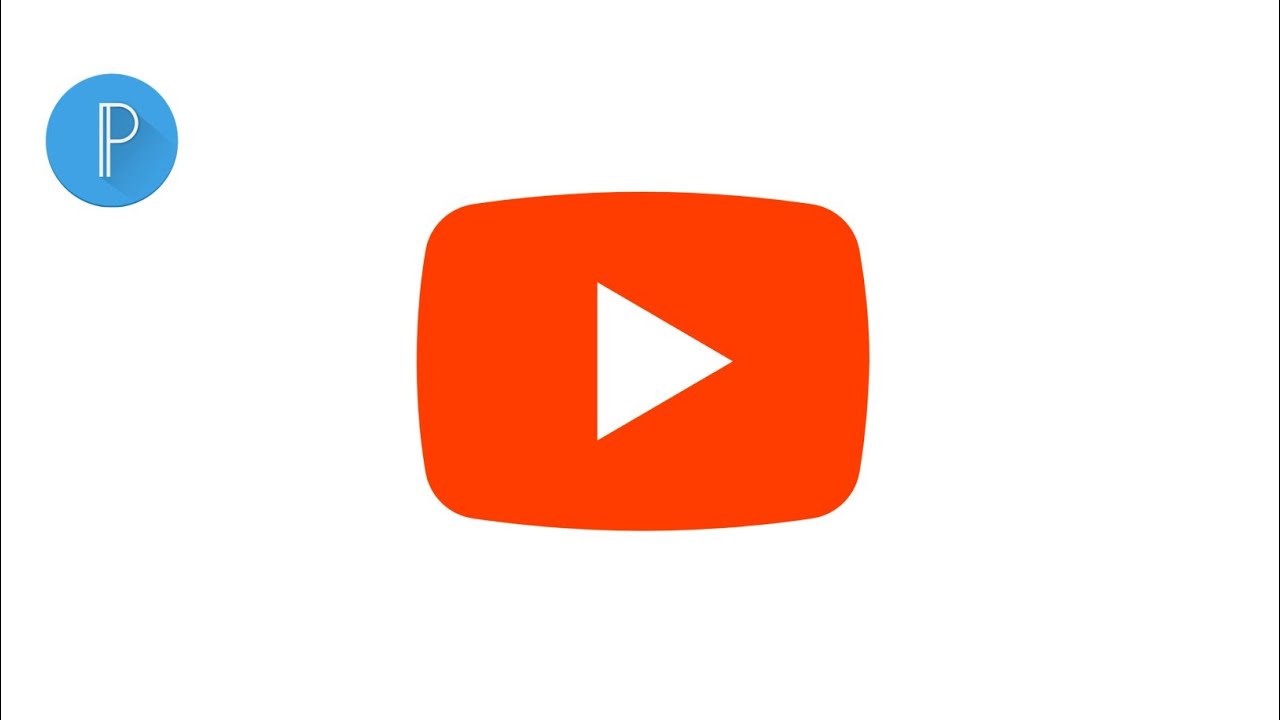 How to Make Youtube App Icon Logo png | YouTube app Logo png | PixelLab ...