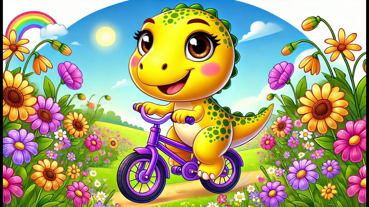 Yellow T-Rex Song for Kids | Sun Protection Song for Toddlers ...