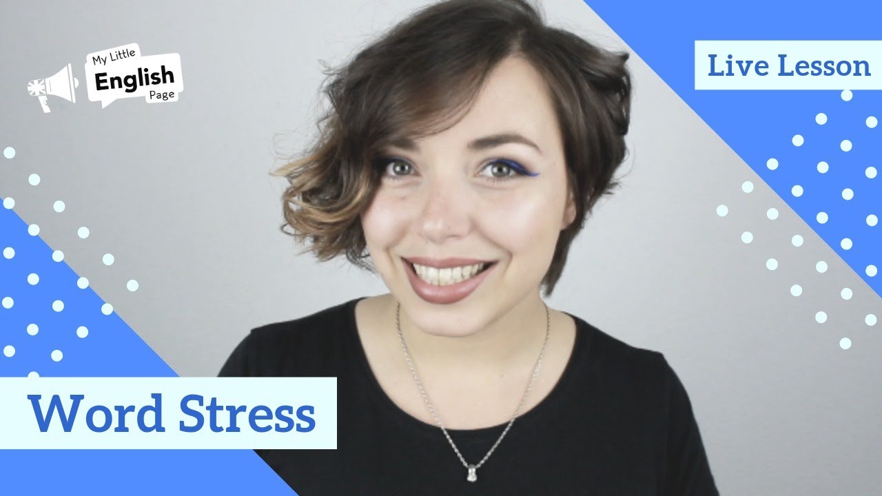 Word Stress Patterns | ESL Live Lesson - YouTube