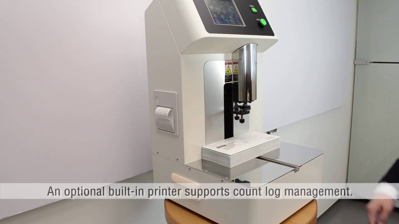 Uchida Optical Counting Machine Countron OP - YouTube