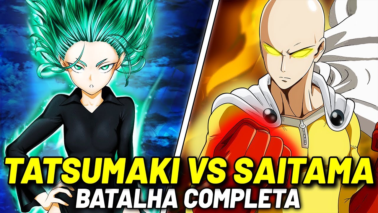 SAITAMA VS TATSUMAKI: BATALHA COMPLETA VEJA COMO FOI! | ONE PUNCH MAN ...