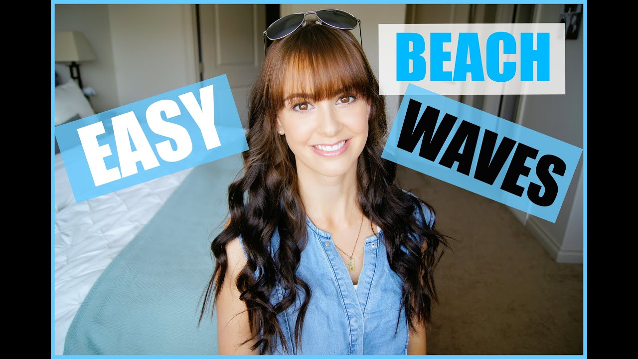 Easy Beach Waves Tutorial - YouTube