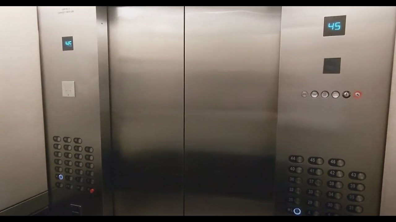 New York Crowne Plaza Times square Otis elevators (high zone) - YouTube