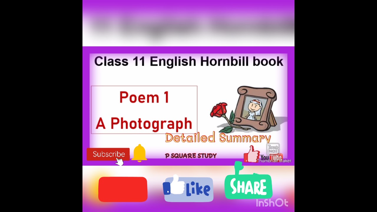 A Photograph Summary Of The Poem Class 11 English Hornbill Book a-photograph-summary-of-the-poem-class-11-english-hornbill-book
