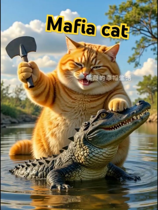dangerous funny cat mafia gagn story 3cat #funny #mafia #gang #funny ...