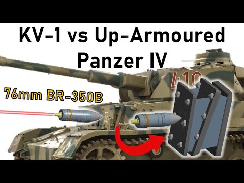 KV-1 vs UP-ARMOURED PANZER IV | BR-350B APHEBC vs 3-Layer Armour | Armour Penetration Simulation ...