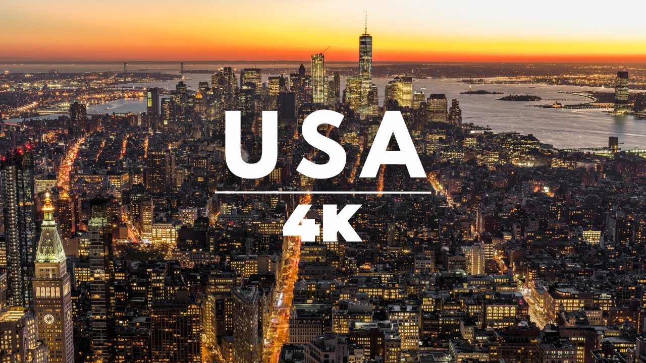 The United States (USA) in 4k ULTRA HD HDR - Land of the Free (60 FPS ...